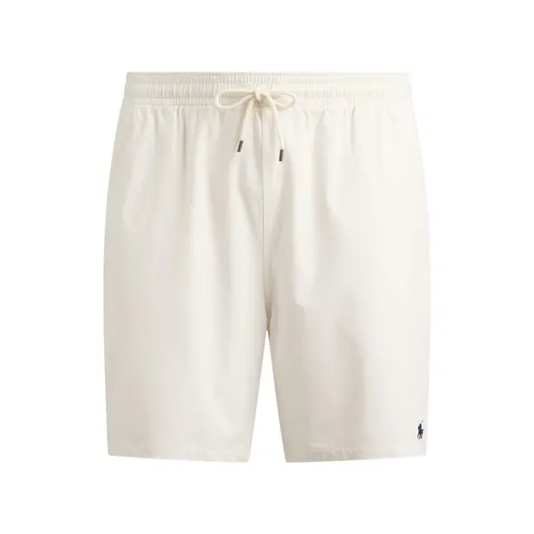 Ralph Lauren Traveler Stretch Classic Fit Swim Trunk - White