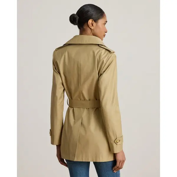 Ralph Lauren Double-breasted Cotton-blend Trench Coat