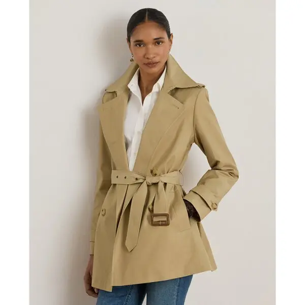 Ralph Lauren Double-breasted Cotton-blend Trench Coat