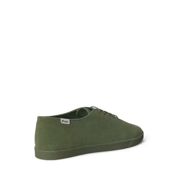 Ralph Lauren Cotton Canvas Sneaker - Cargo Green