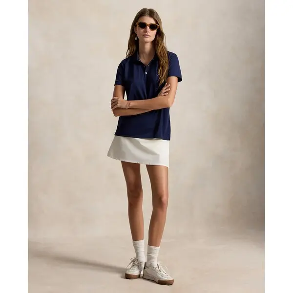 Ralph Lauren Rlx Classic Fit Tech Piqué Polo Shirt - Refined Navy