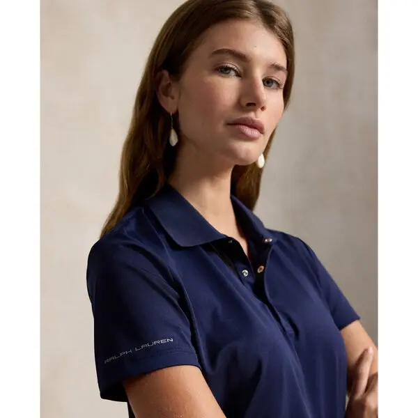 Ralph Lauren Rlx Classic Fit Tech Piqué Polo Shirt - Refined Navy