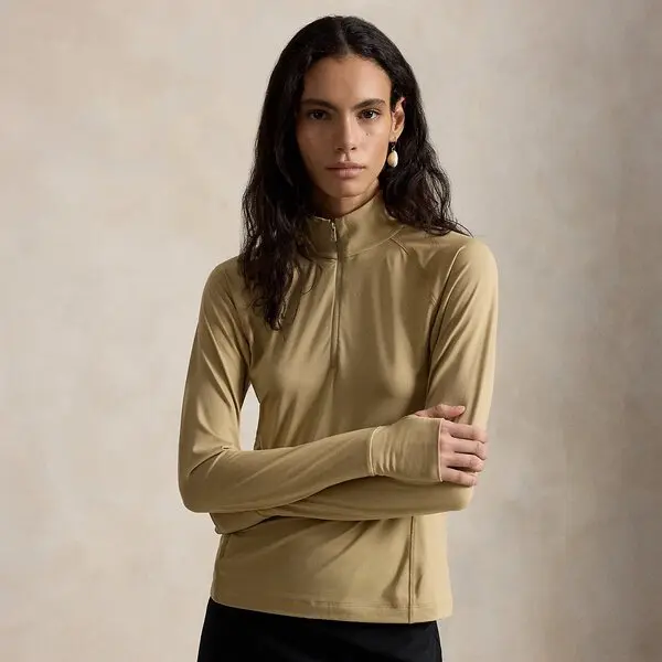 Ralph Lauren Stretch Jersey Quarter-zip