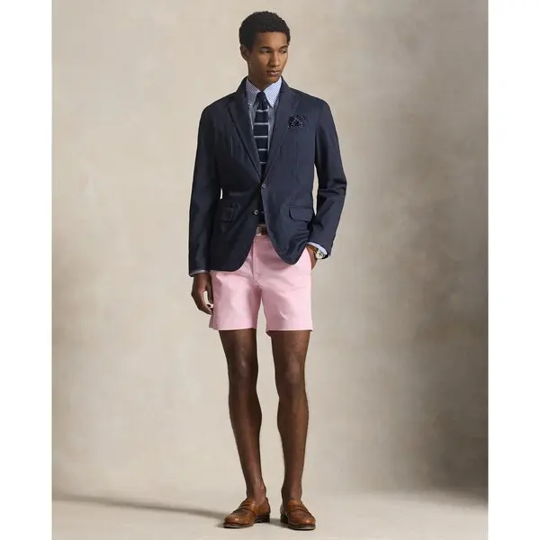 Ralph Lauren Classic Fit Striped Poplin Shirt - Blue/white