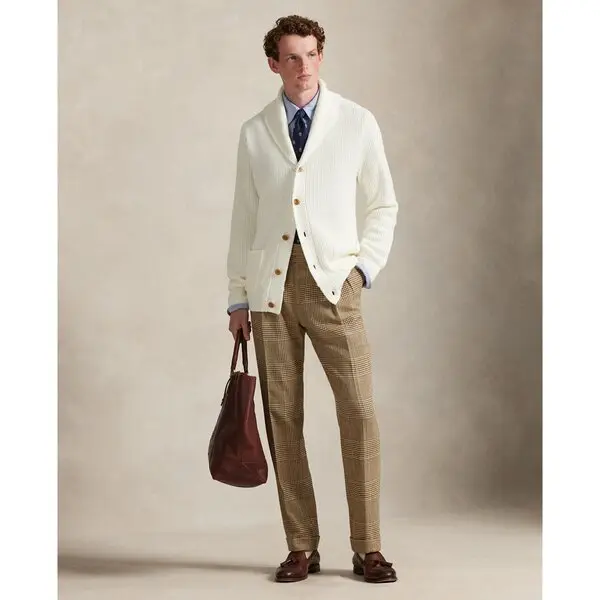 Ralph Lauren Cotton Shawl-collar Cardigan