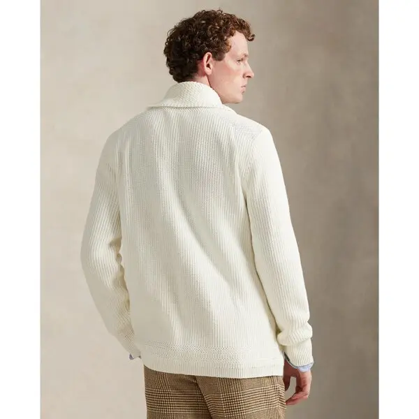Ralph Lauren Cotton Shawl-collar Cardigan