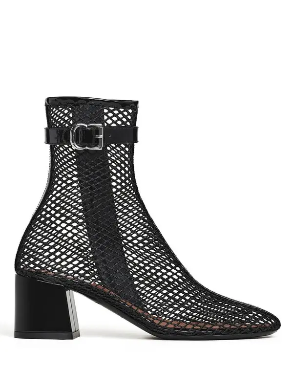 Alaïa Fishnet 55 Ankle Boots