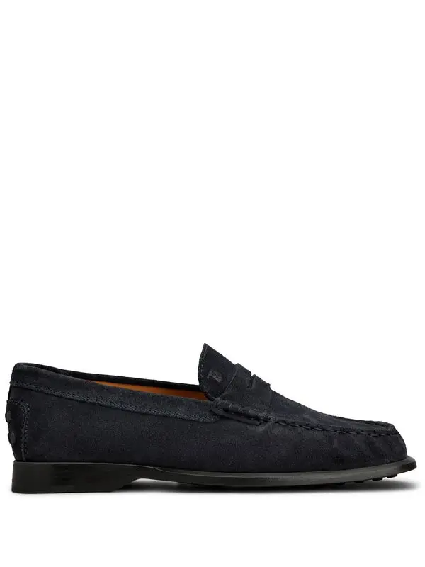 TOD`S Tod's Ruffled Suede Loafers