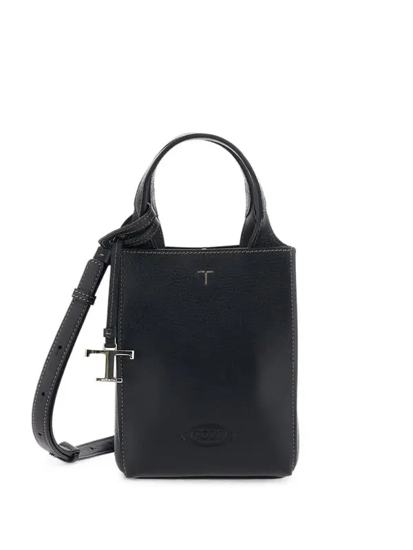 TOD`S Micro Hand Bag With Logo Pendant