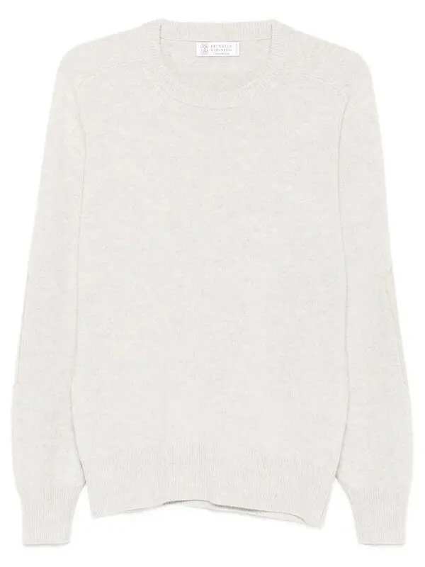 Brunello Cucinelli Cashmere Sweater With Patches