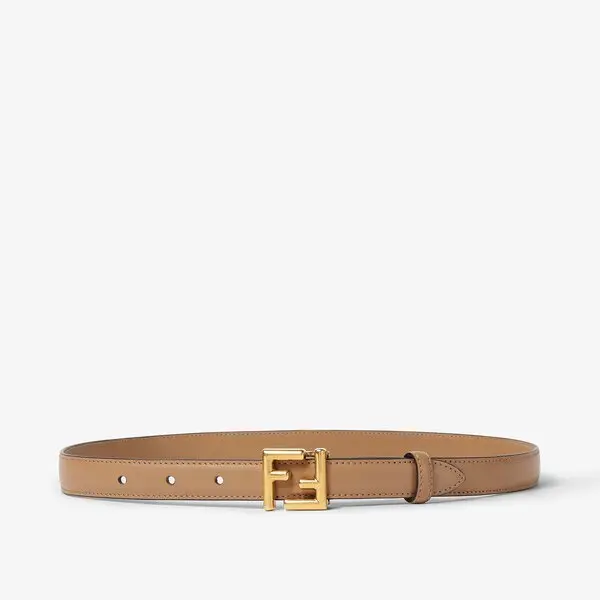 Fendi Ff Stud Belt - Brown