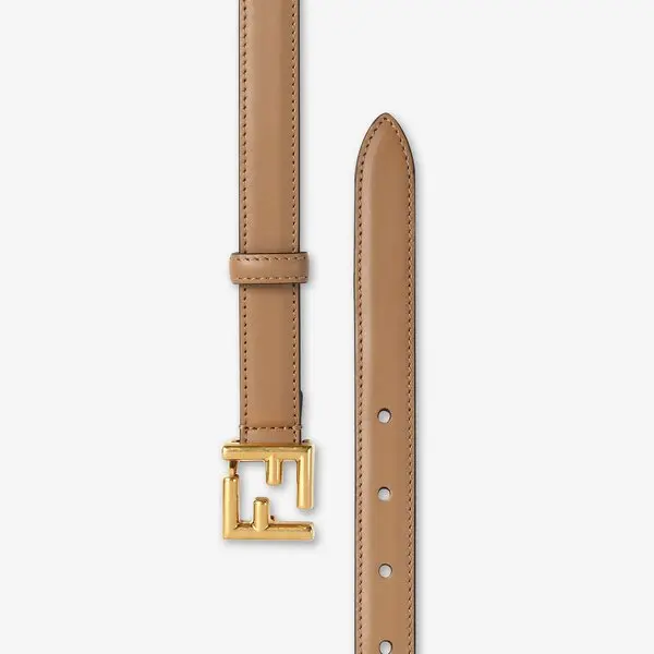 Fendi Ff Stud Belt - Brown