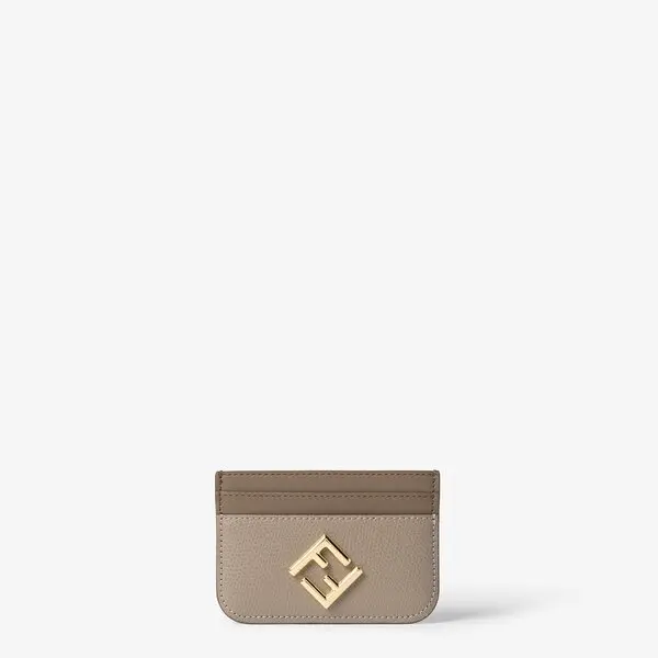 Fendi Ff Diamonds Card Case - Grey
