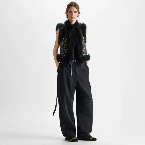 Fendi Wrap Lace-up Trainers - Black