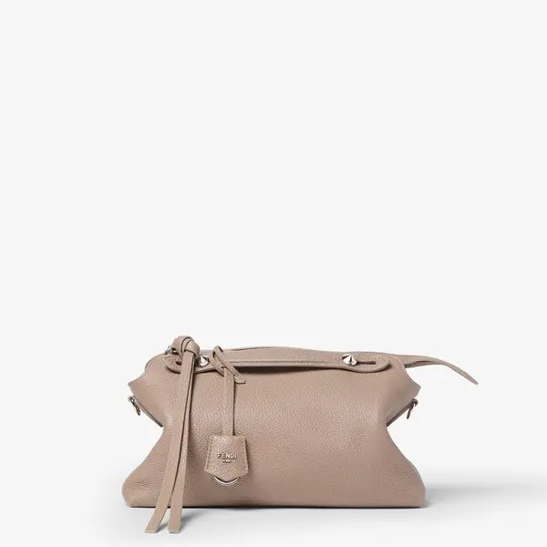 Fendi By The Way Soft Medium Boston Bag - Beige