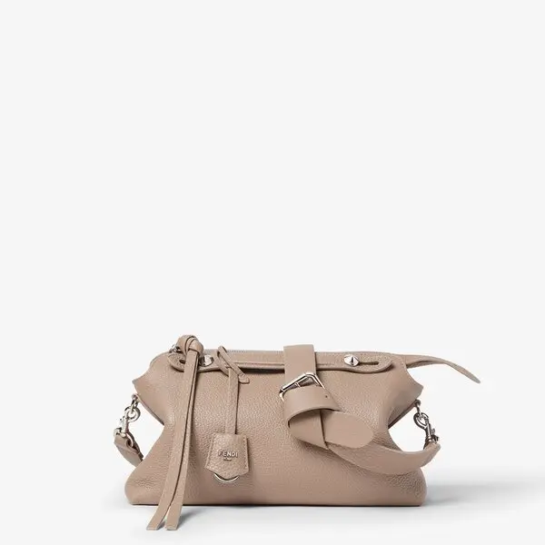 Fendi By The Way Soft Medium Boston Bag - Beige