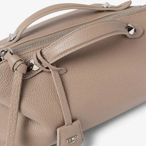 Fendi By The Way Soft Medium Boston Bag - Beige