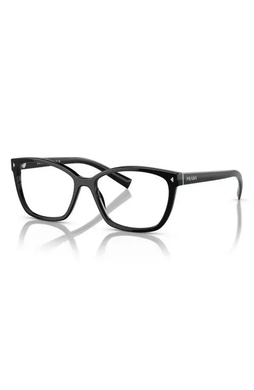 Prada 53mm Rectangular Optical Glasses