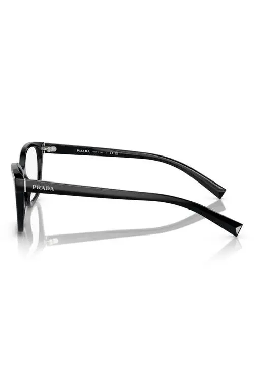 Prada 53mm Rectangular Optical Glasses