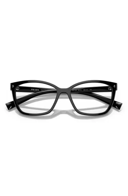 Prada 53mm Rectangular Optical Glasses