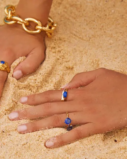 EMMA PILLS Ocean Baby Ring - Gold/silver