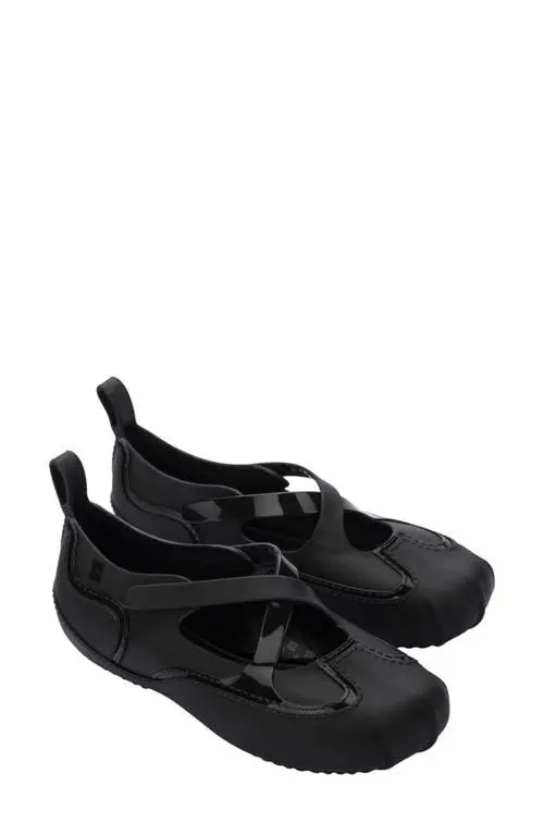 Melissa Aira Water Resistant Mary Jane Sneaker - Black