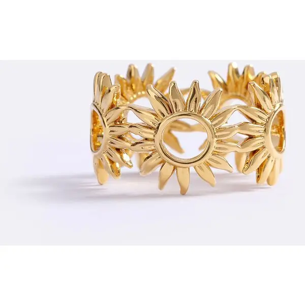EMMA PILLS Desert Heat Ring - Gold