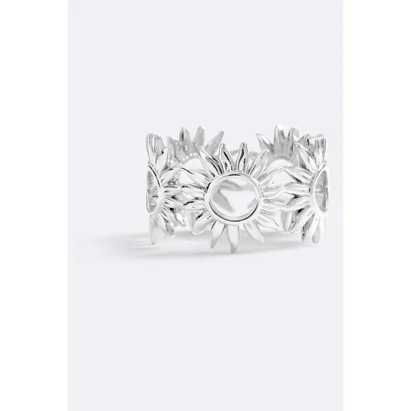 EMMA PILLS Desert Heat Ring - Silver