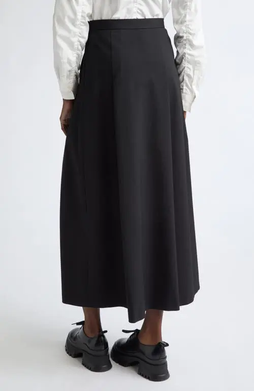 Undercover Slit Wool-blend Skirt