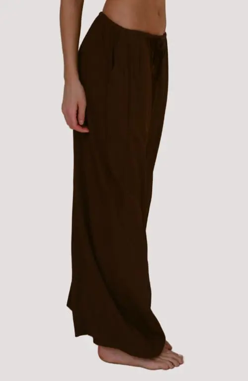 STONE FOX SWIM Koda Wide Leg Cover-up Pants - Earth