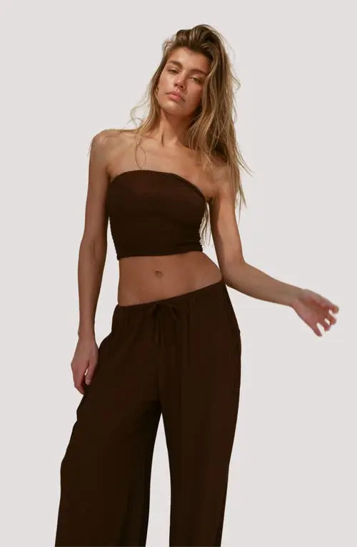 STONE FOX SWIM Koda Wide Leg Cover-up Pants - Earth