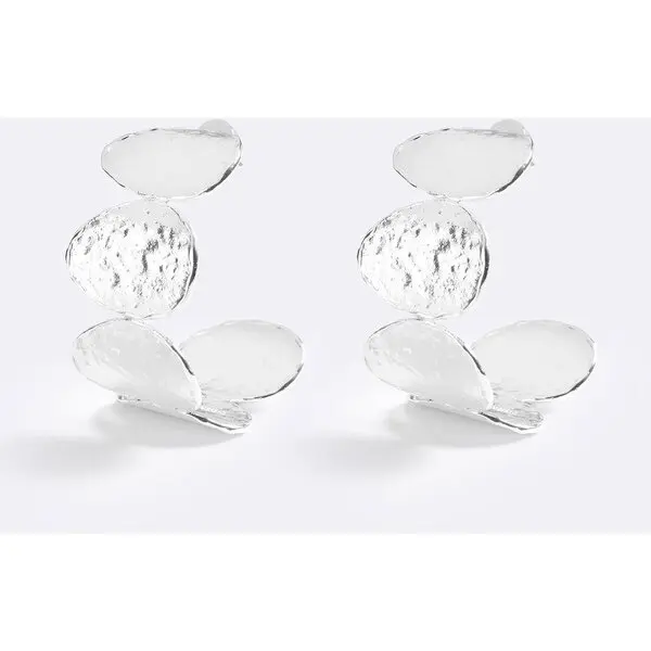 EMMA PILLS Sunset Hour Hoops - Silver