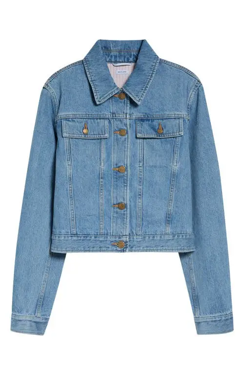 Thom Browne Shrunken Selvedge Denim Jacket