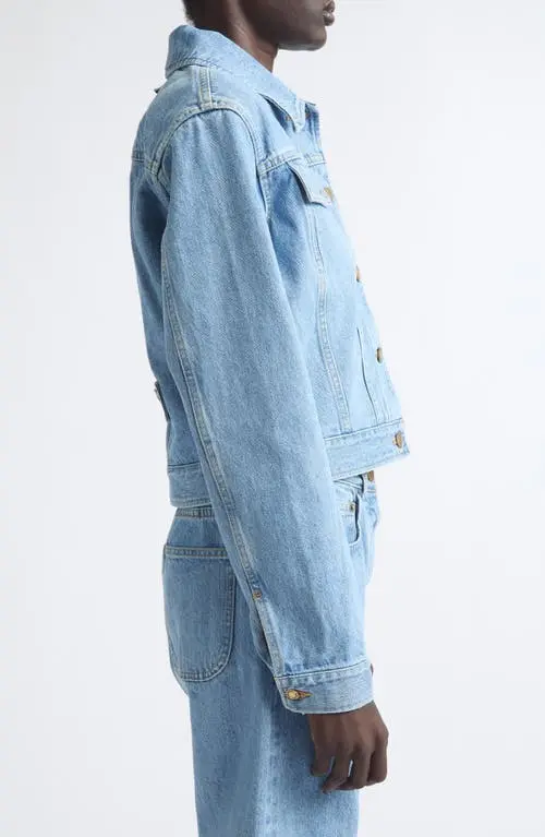 Thom Browne Shrunken Selvedge Denim Jacket