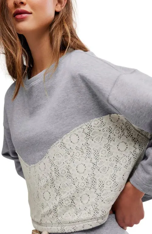 Free People Sunday Best Lace-trim Pajama Lounge Set
