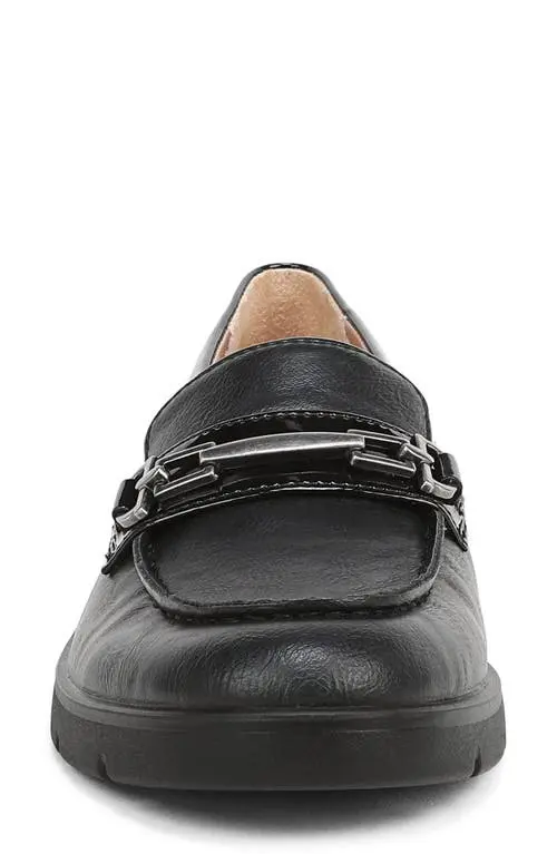 LIFESTRIDE Vineyard Loafer With Metallic Bit Detail - Black