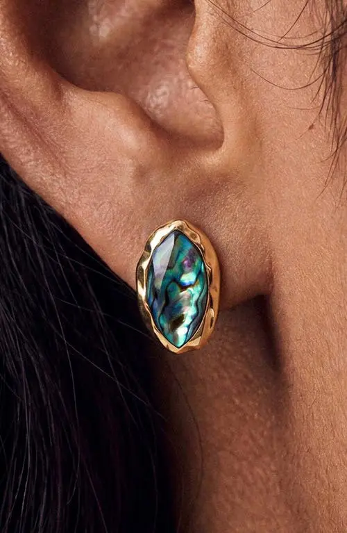 Ettika Mini Luxe Stud Earrings With Inlay