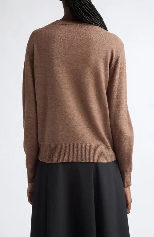 Undercover Wool Blend Sweater With Woven Panel