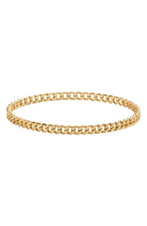 Argento Vivo Flat Chain Anklet