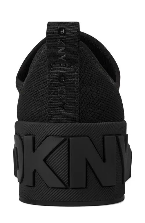 Dkny Maize Knit Slip-on Sneaker - Black