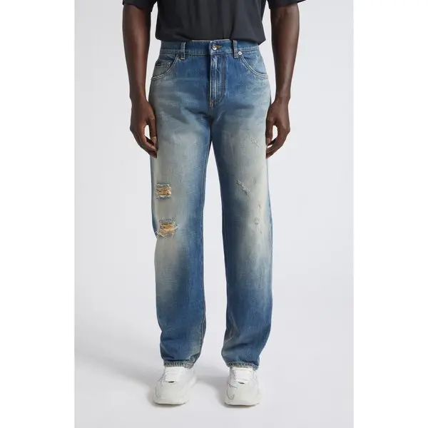 Dolce & Gabbana Slim Fit Rigid Denim Jeans - Variante Abbinata