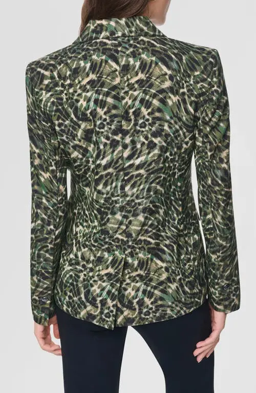Dkny Print Sanded Twill Blazer