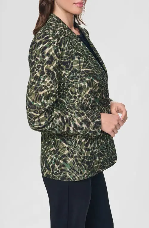 Dkny Print Sanded Twill Blazer