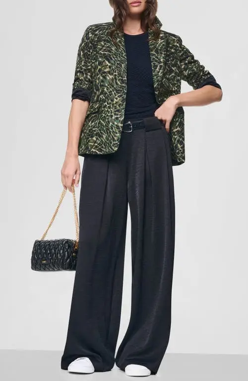 Dkny Print Sanded Twill Blazer