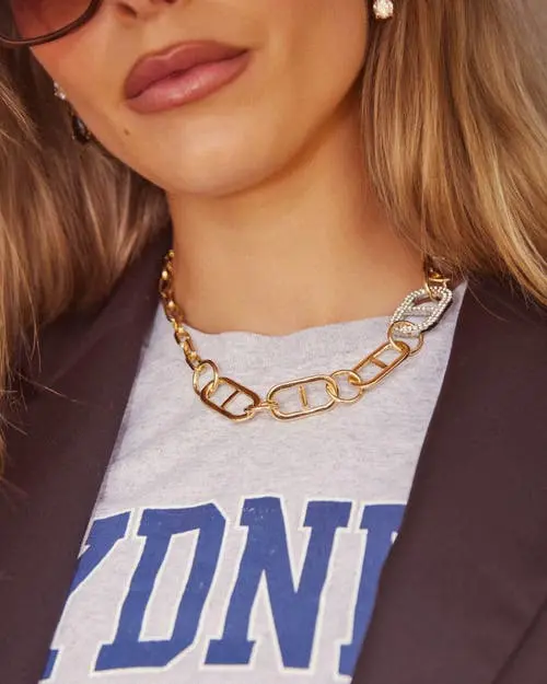 EMMA PILLS Extra Pill Necklace - Gold