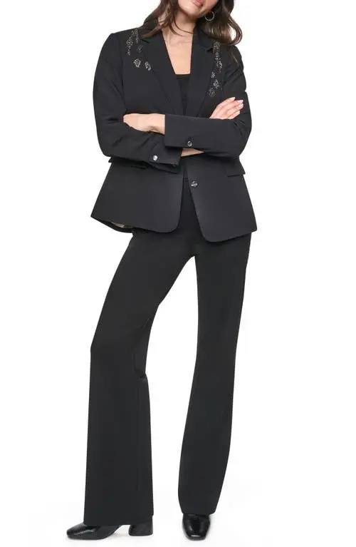 Dkny Heatset Animal Studded Blazer