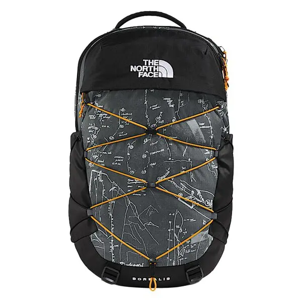 The North Face 28l Borealis Backpack 'anthracite Grey Conrad Topos Print-summit Gold