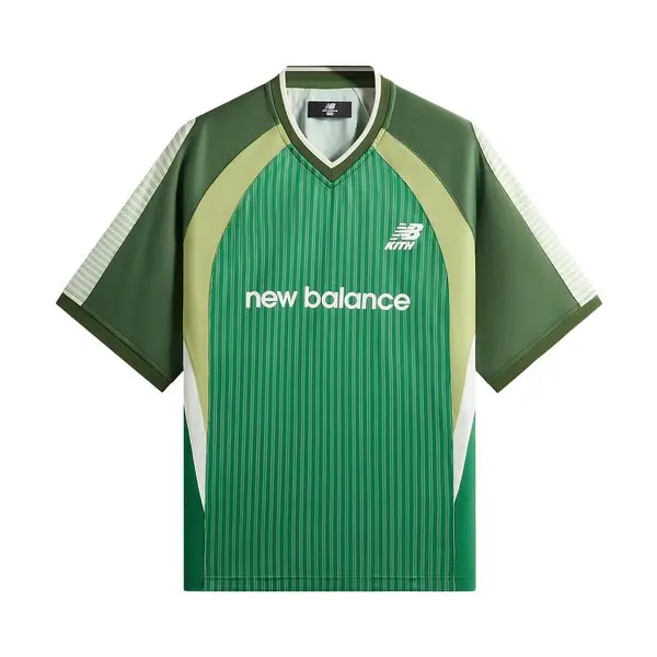 Kith X New Balance Mesh Chase Jersey 'spring Juniper