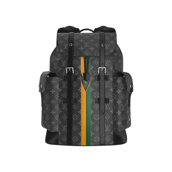 LOUIS VUITTON Christopher Mm Mon Monogram Monogram Eclipse Canvas - Black