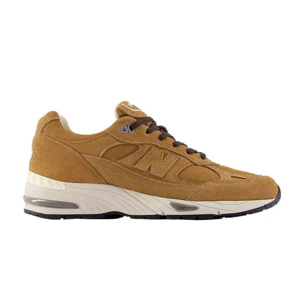 NEW BALANCE 991v1 Luxe Suede Made In Uk 'dijon - Tan